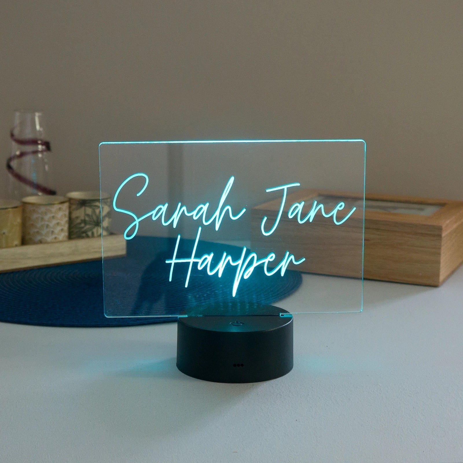 Customised LED multi colour Lamp Plaque – Klowts.com